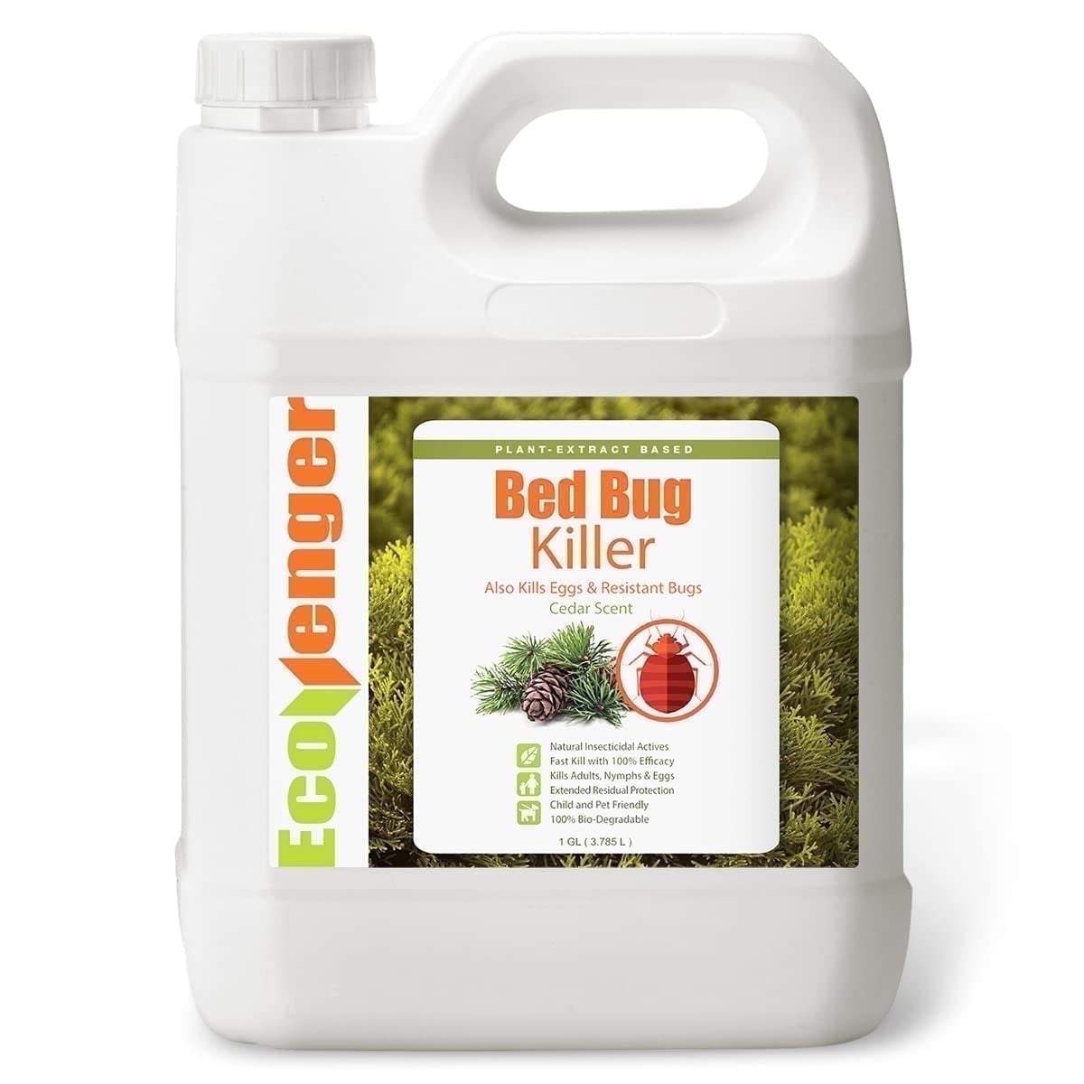 EcoVenger Plant Extract Based Bed Bug Killer 1 Gallon, Insect Repellent ...