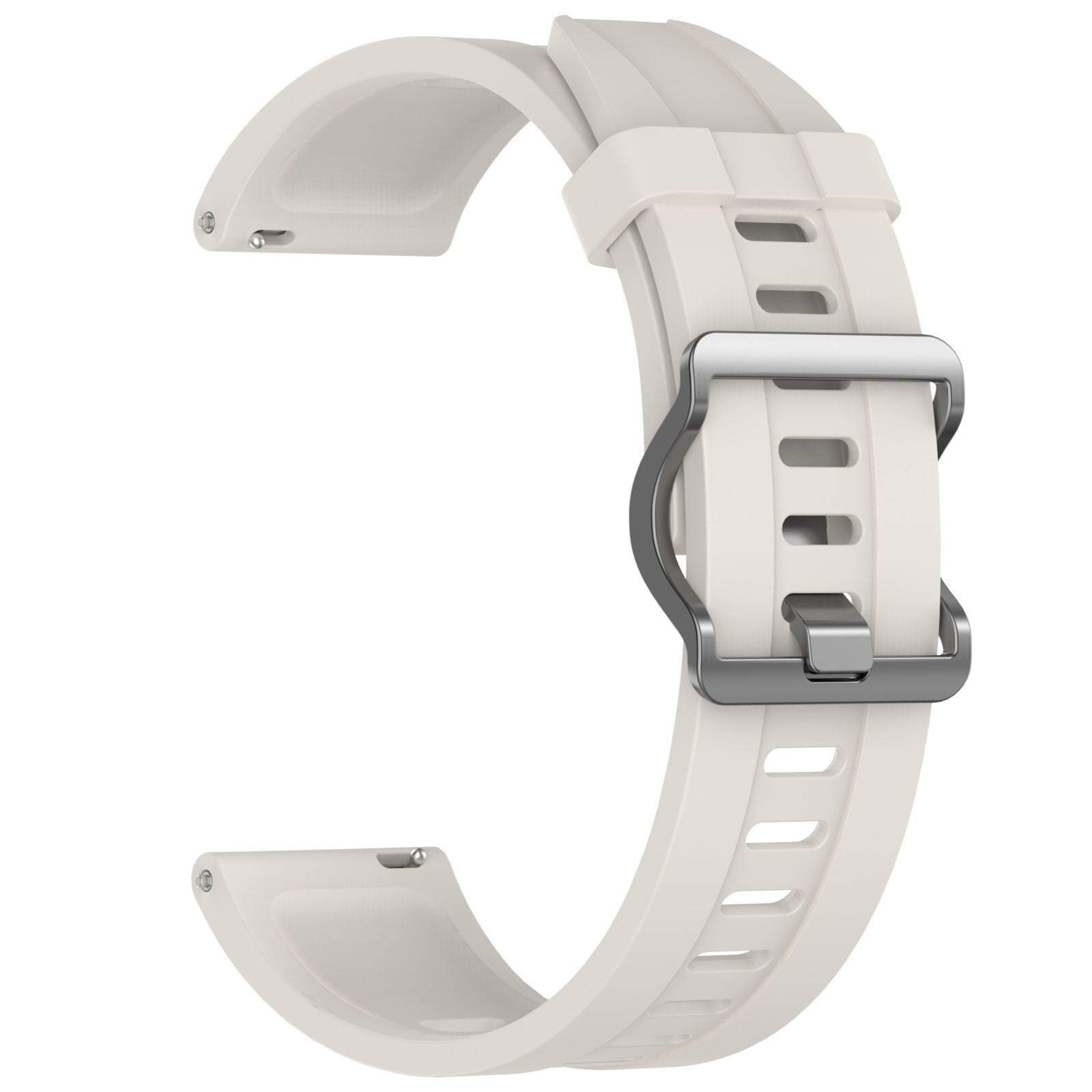 EcoVerve 22mm Fit Bracelet With Grooved Silicone Strap Durable Sports ...