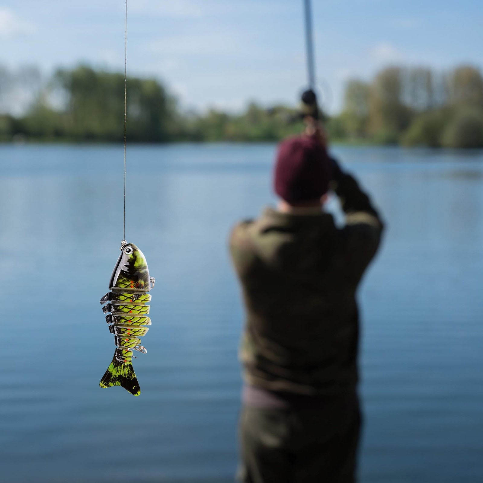 EcoVerve 3D Simulation Fish Hook Realistic Fish Shape Fishing Supplies ...