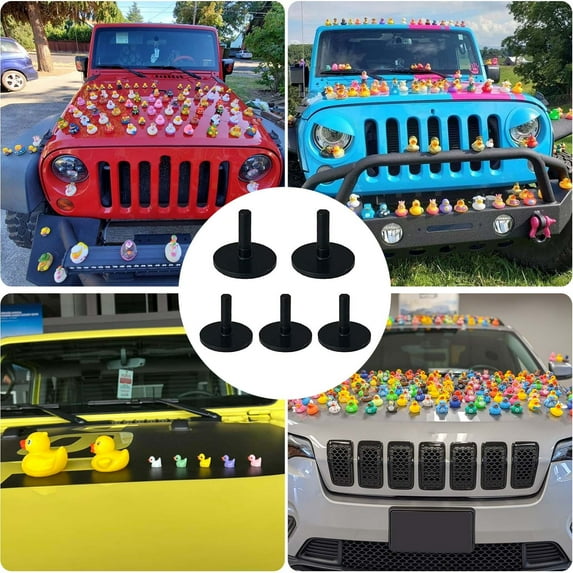 EcoVerve 5pcs Plug Rubber Mount Flock Locker Rubber Holder For Car And ...