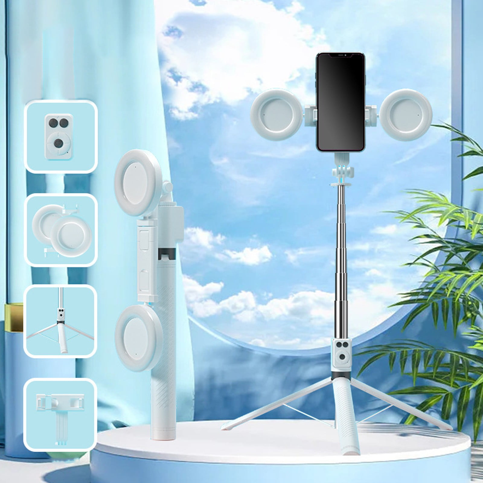 EcoVerve 6 In 1 Wireless Technology Selfie Stick 6 In 1 Wireless ...