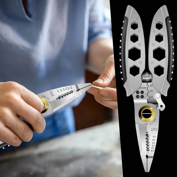 EcoVerve 7 Inch Multipurpose Wire Stripper Tool Gift 2024 Wire ...