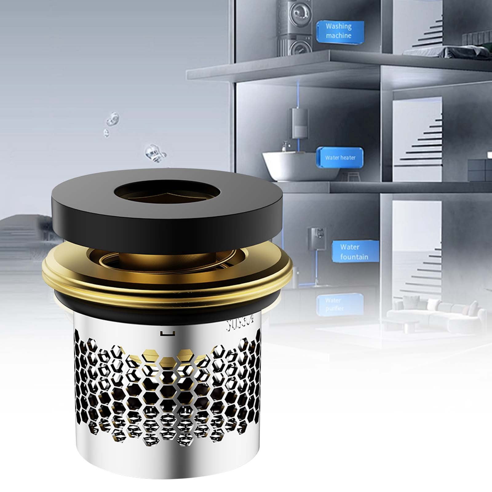 EcoVerve Automatic Brass Shut Off With Leak Proof Design No Need For ...