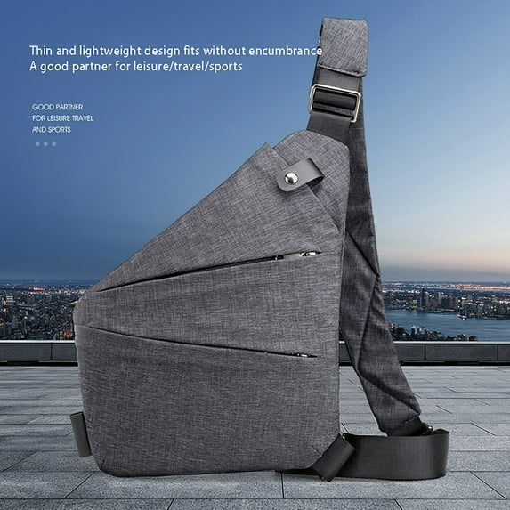 EcoVerve Bag Bag New Chest Bag Men's Straddle Bag Large Capacity Multi ...