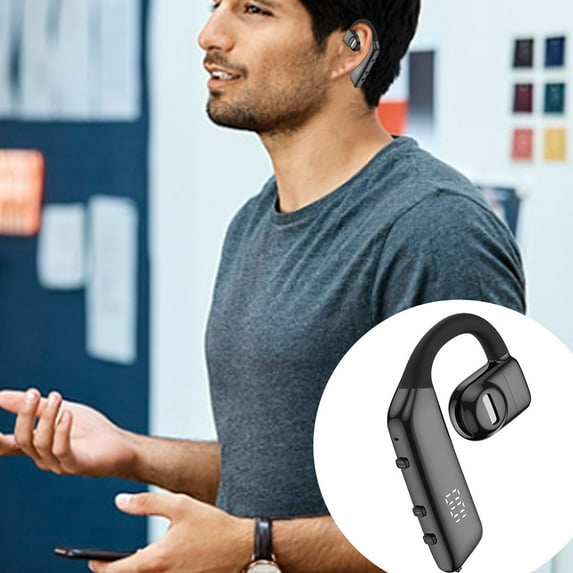 EcoVerve Bluetooth 5.3 The I5 Wireless Bluetooth Headset Hanging Ear ...