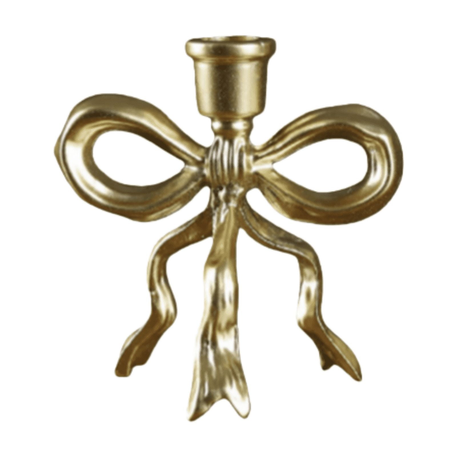 EcoVerve Bow Candle Holders Bow Metal Taper Candle Holders 5 - Walmart.com