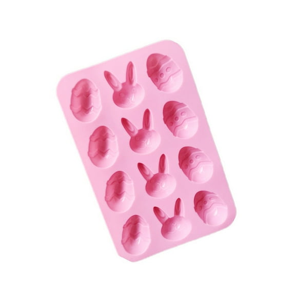 EcoVerve Bunny Cake Tray Eggs Baking Easter Silicone Ice Mould ...