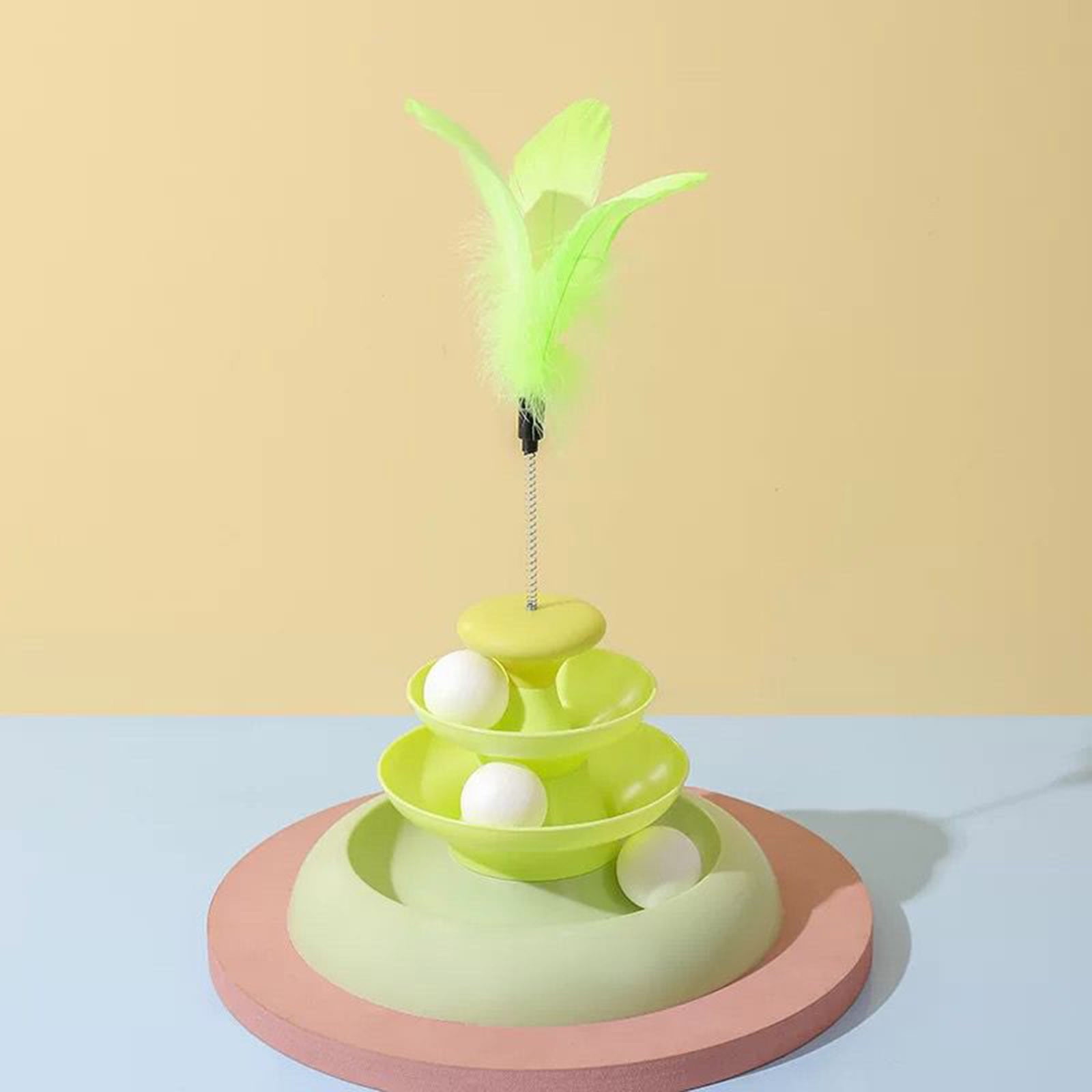 EcoVerve Cat Toy Roller Cat Track Toy For Indoor Cats Funny With ...