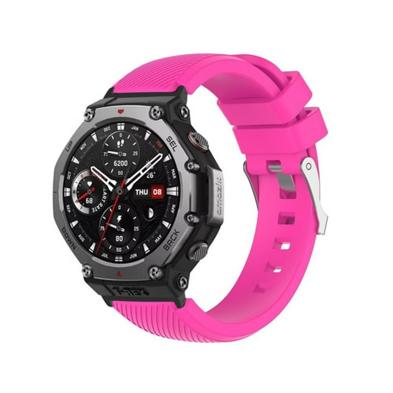 EcoVerve Color Texture Silicone Watch Band With Connector - Walmart.com