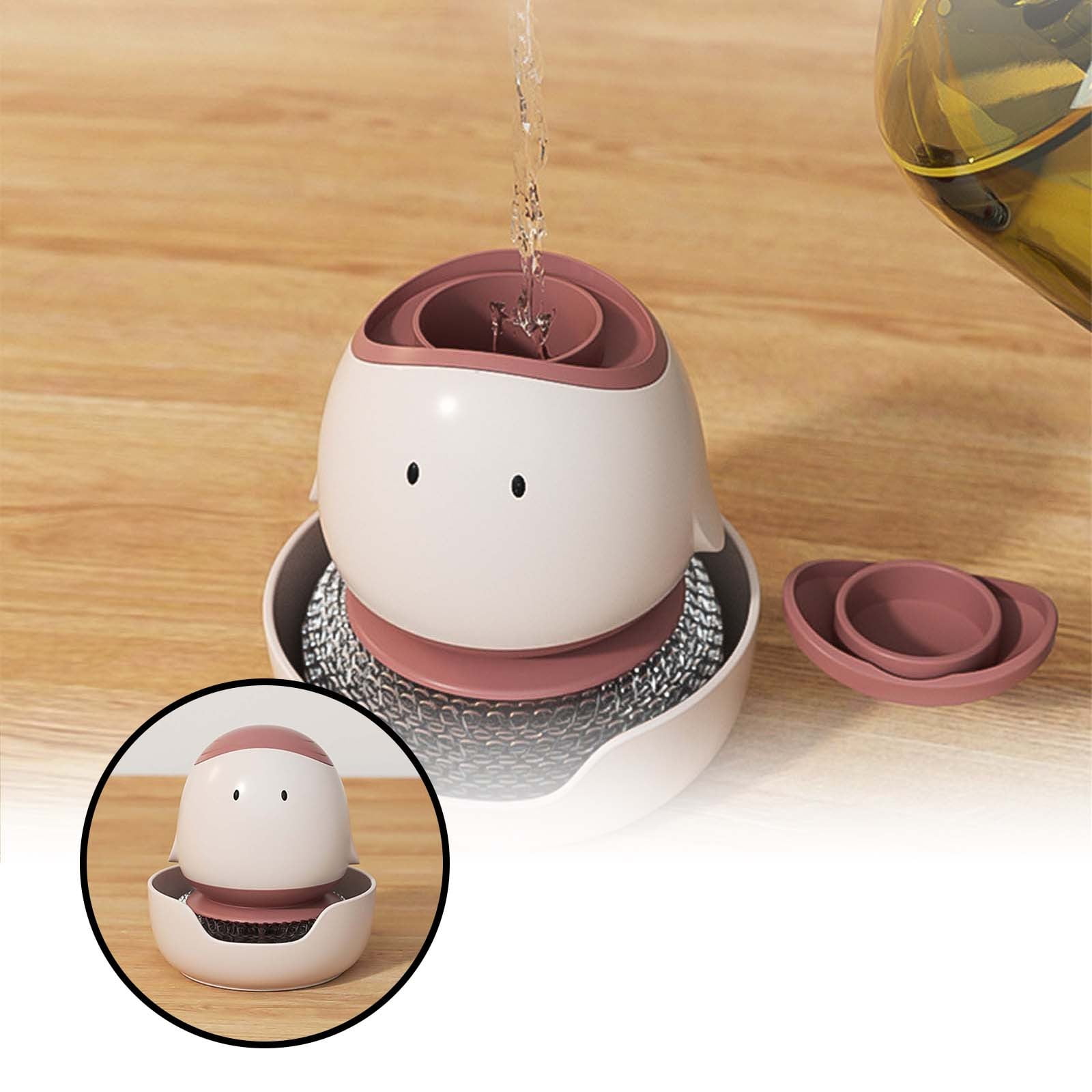 EcoVerve Cute Pot Brush Broken Chicken Pot Brush Set With Bottom ...