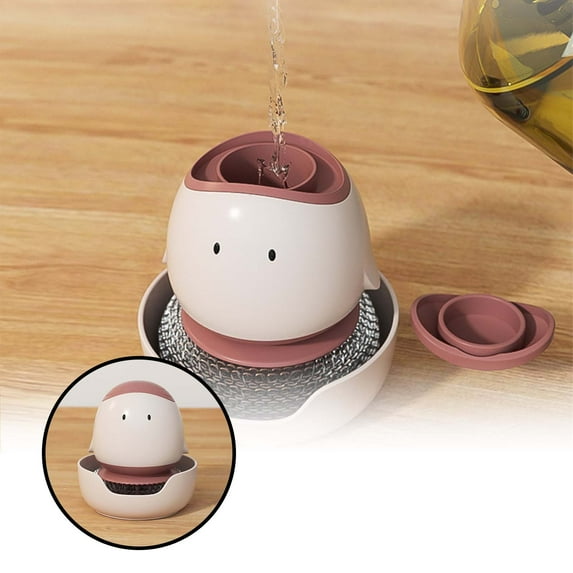 EcoVerve Cute Pot Brush Broken Chicken Pot Brush Set With Bottom ...