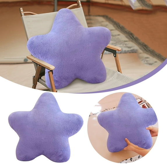 EcoVerve Cute Star Pillow Star Shaped Plush Pillow Soft Throw Pillow ...