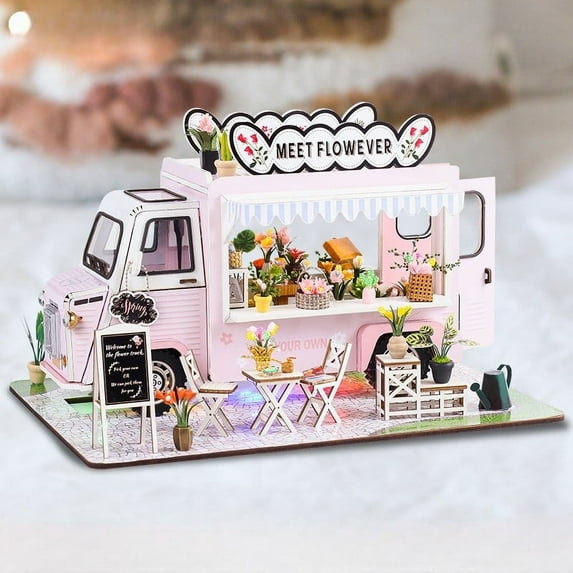 EcoVerve DIY Miniature H Ouse Kit Mini Flower Making Kit With ...