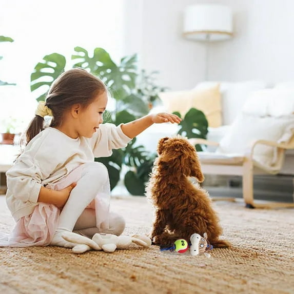 EcoVerve Dog Toy Corduroy Tennis Rope Dog Molar Interactive Pet Dog Toy ...