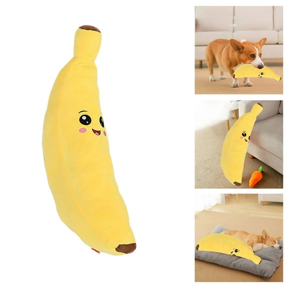 EcoVerve Dog Toy Squeaky Toy Cute Banana Shape Dog Cat Accessories ...