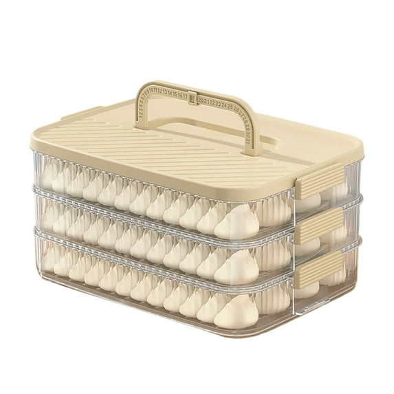 EcoVerve Dumpling Cookies Container Multilayer Food Storage Container ...