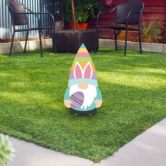 EcoVerve Easter Garden Decorations Easter Bunny Gnome Ground Insert ...