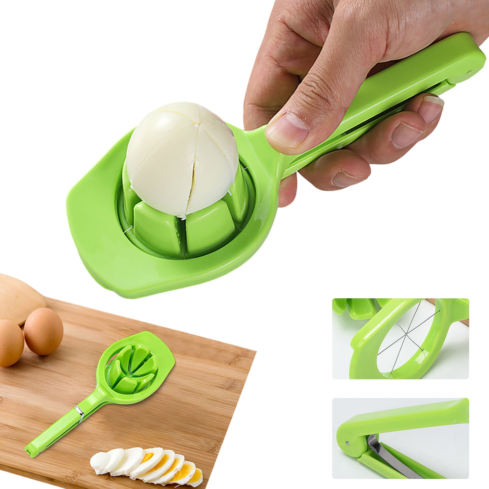 EcoVerve Egg Slicer Egg Slicer Stainless Steel With Storage Egg Slicer ...