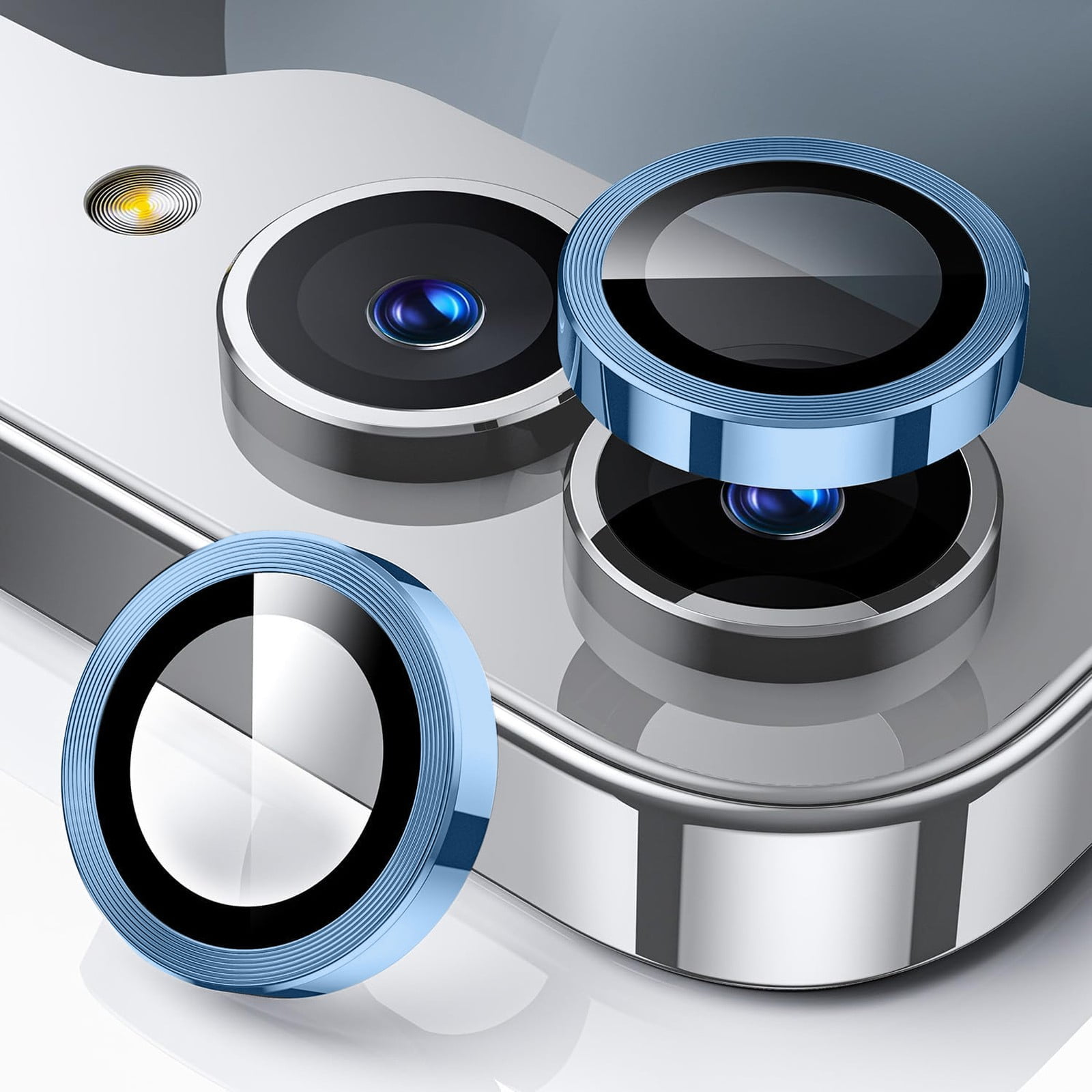 EcoVerve Eye Lens Covers Rear Camera Metal Frame Guards | Tempered ...