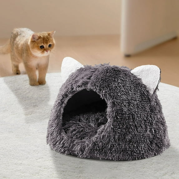 EcoVerve Funny Cat Bed Cute Warm Cat Sleeping Indoor Cats And Small ...