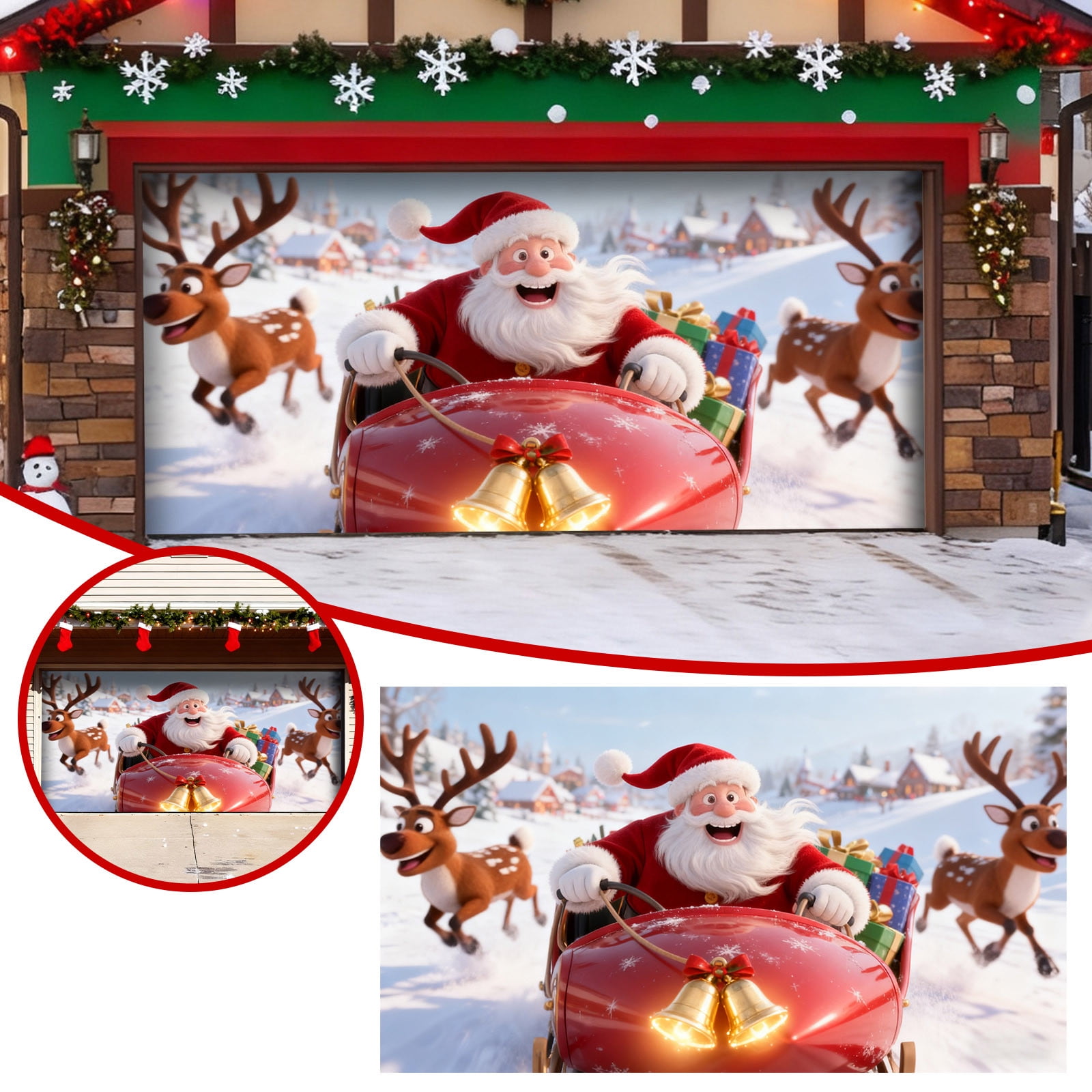 EcoVerve Garage Banner For Holiday Festive And Banners For Seasonal ...