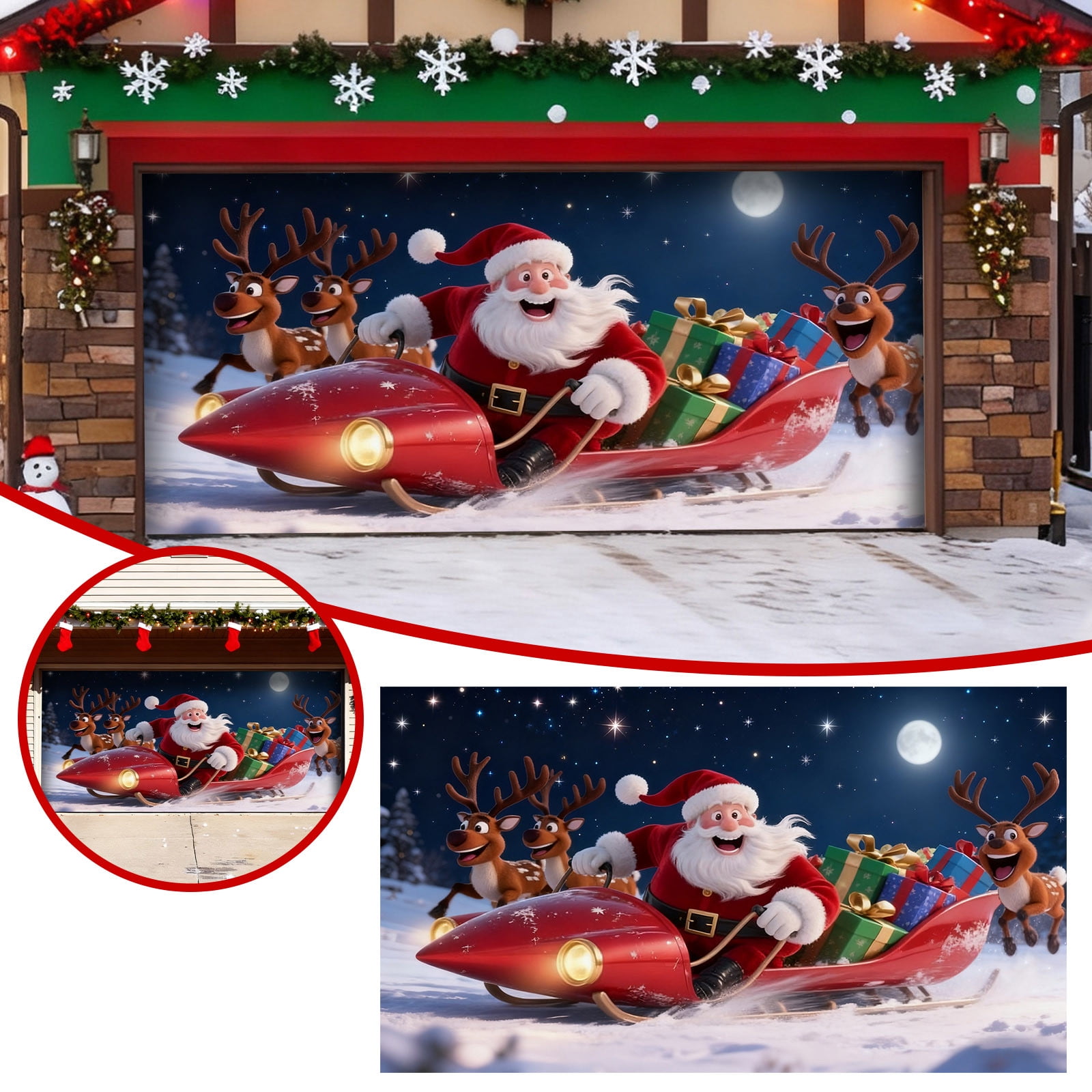 EcoVerve Garage Banner For Holiday Festive And Banners For Seasonal ...