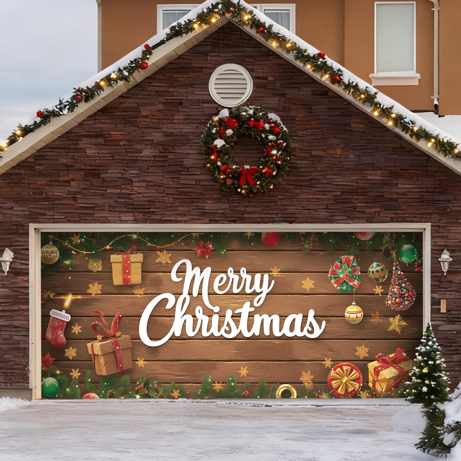 EcoVerve Garage Banner For Holiday Decorations Festive And Banners For ...