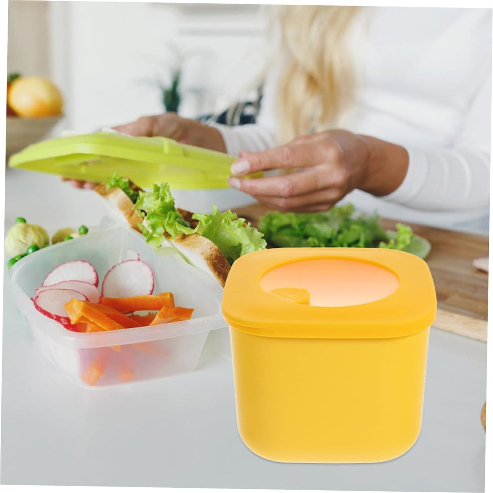 EcoVerve Garneck Sliced Cheese Holder For Fridge Plastic Butter Block ...
