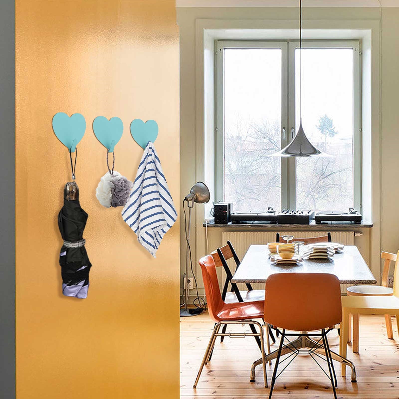 EcoVerve Girl Heart Pink Love Stick Hook Peach Heart Stainless Steel ...