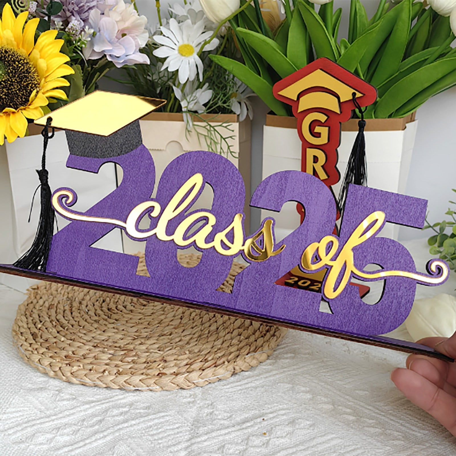 EcoVerve Graduation And Back To School 2025 Wooden Desktop Ornaments ...