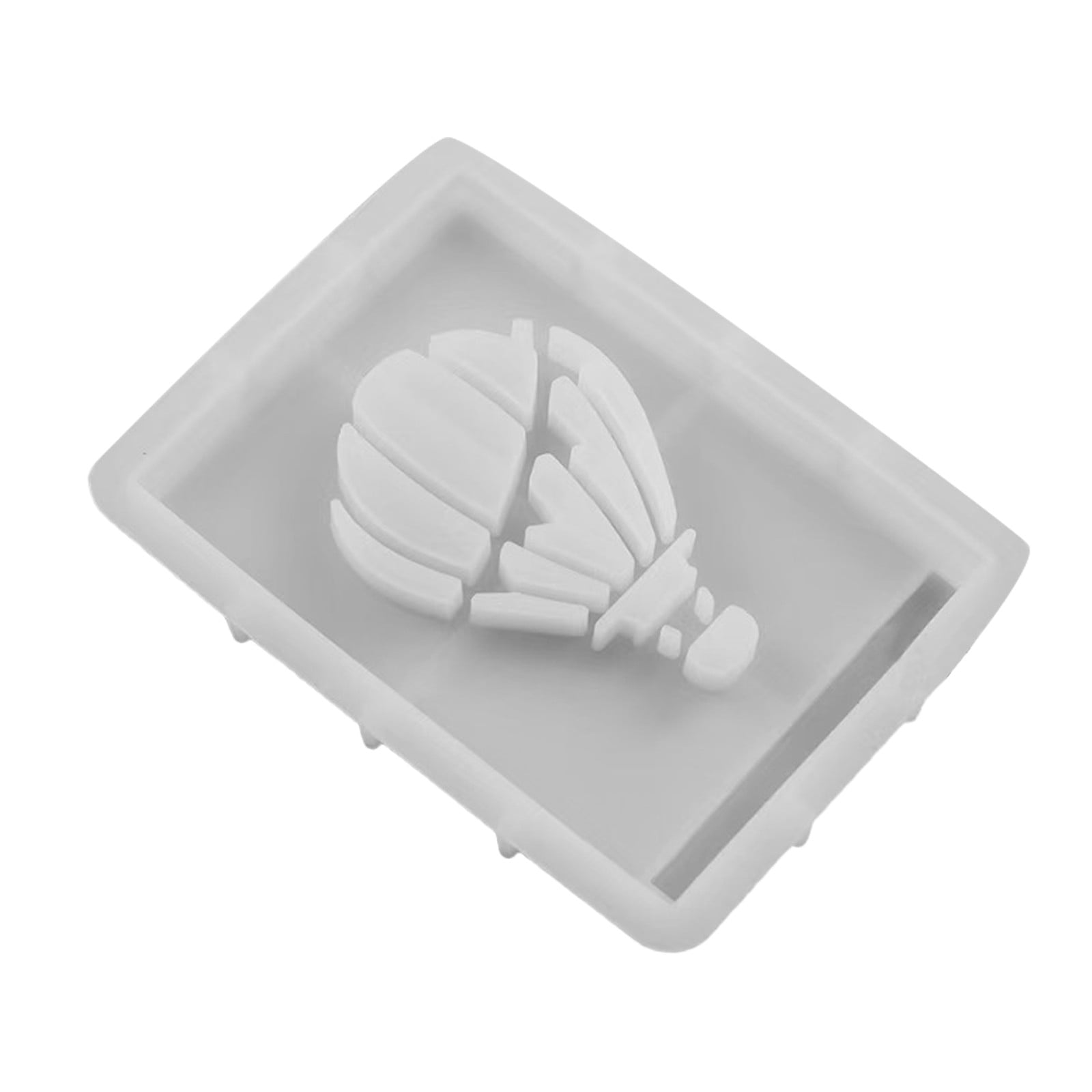 EcoVerve Hollow Silicone DIY Plaster Cement Glue Rectangular Storage ...