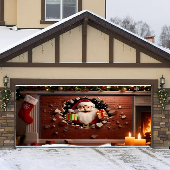 EcoVerve Large Garage Door Banner Outdoor For Holiday Season Front ...