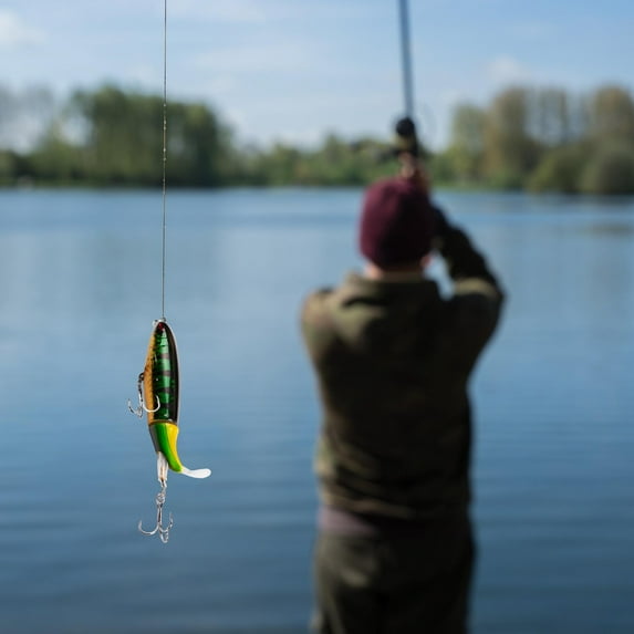 EcoVerve Luya Propeller Tractor Hard Floating Water Pencil Luya VIB ...