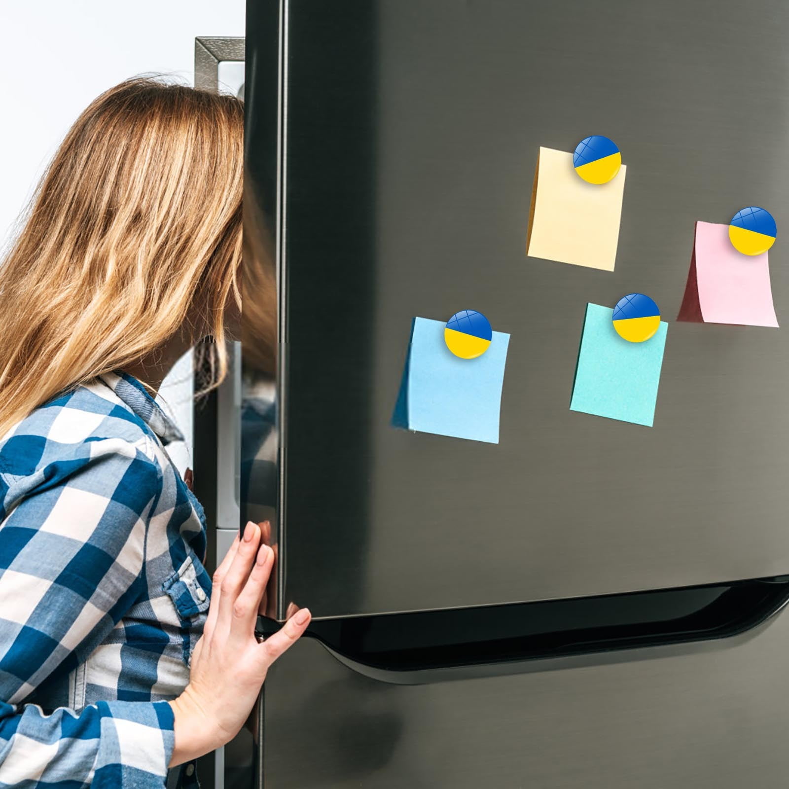 EcoVerve Metal Fridge Magnets With Elegant Designs: Perfect For ...