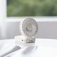 EcoVerve Mini Desktop Handheld Small Fan USB Charging Portable Silent ...