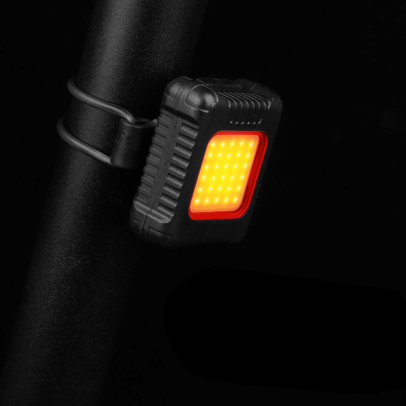 EcoVerve Mini USB Rechargeable Bicyc.le Headlight & Tail Warning Light ...