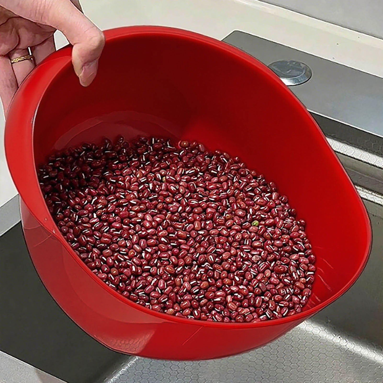 EcoVerve Multifunctional Rice Washer With Fine Holes And Handle Fruit ...