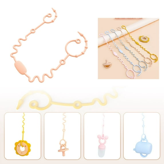EcoVerve New Baby Silicone Drop Chain Food Grade Children's Pacifier ...