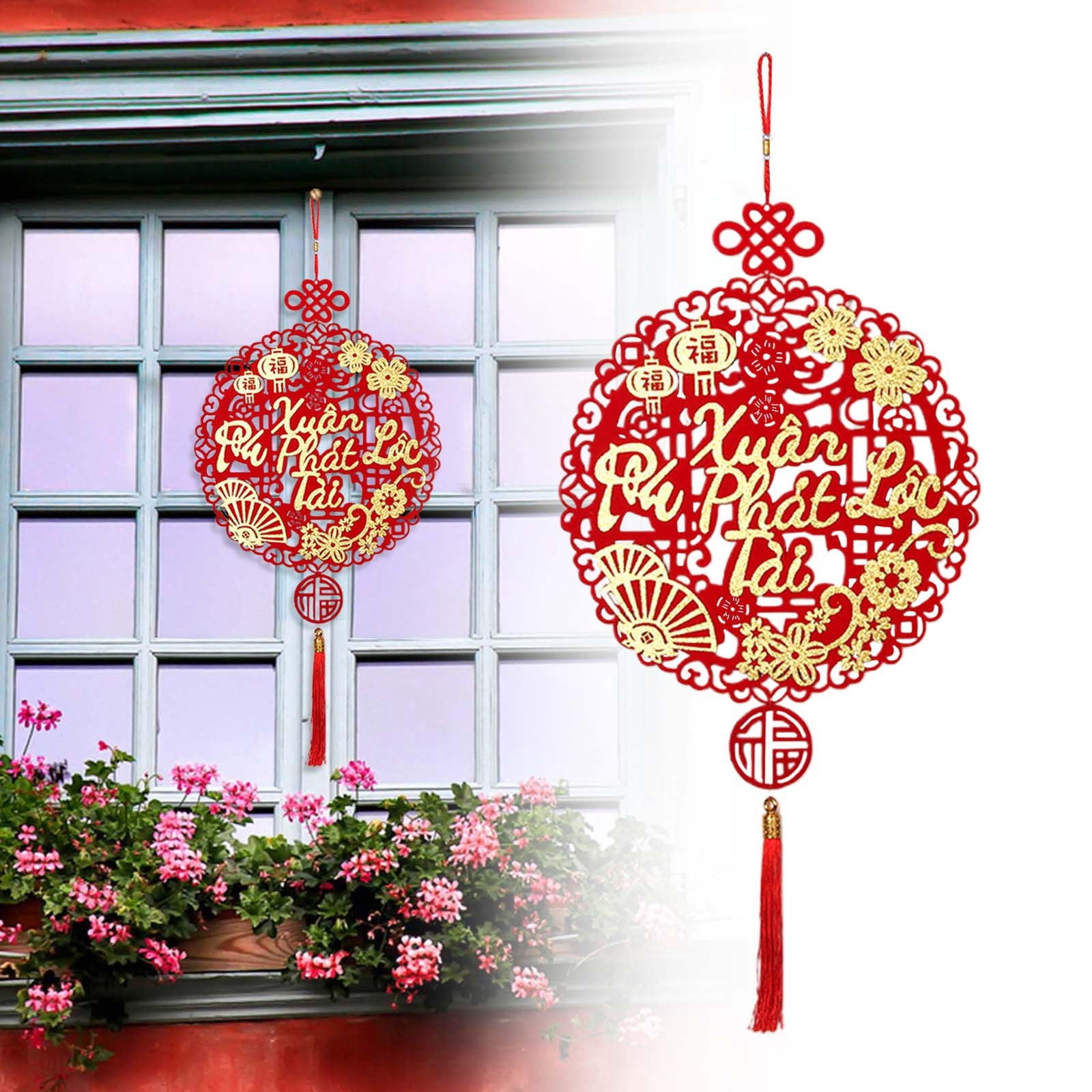 EcoVerve New Year Decoration Set Spring Festival Chinese Knot ...