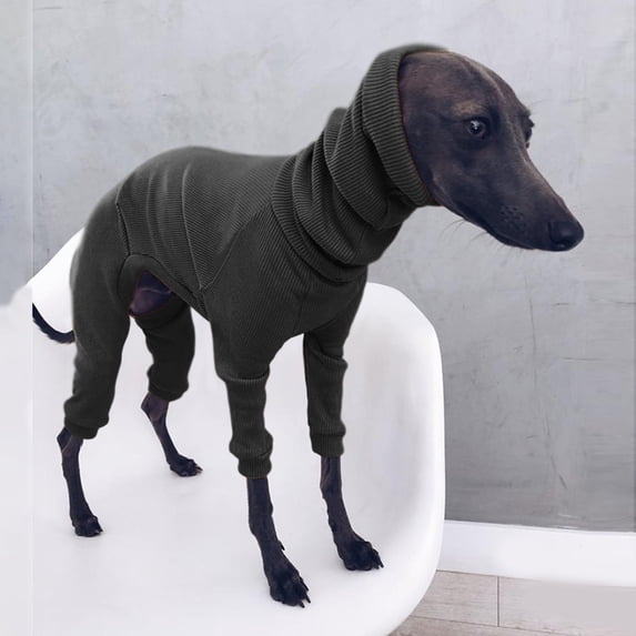 EcoVerve Pet Clothing Dog Quad Back Long Bib Close Fitting Hooded Solid ...