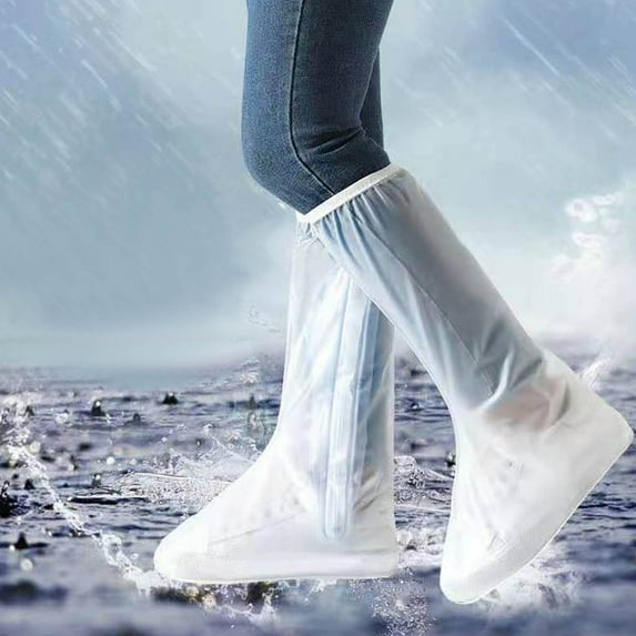 EcoVerve Rain Shoe Cover Plus Long High Tube Rain Proof Rain Shoe Cover ...