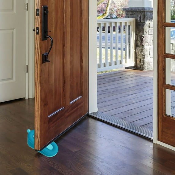 EcoVerve Silicone Door Stopper Rubber Door Stop Wedge With Bracket ...