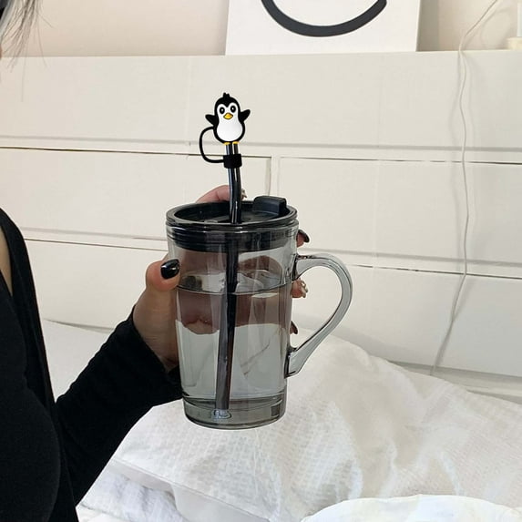 EcoVerve Silicone Straw Tips Cover 9 Pack Cute Silicone Reusable ...