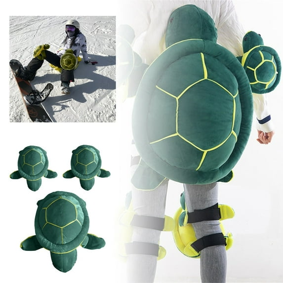 EcoVerve Ski Turtle Pads Double Board Snowboard Pads Skate Knee Pads ...
