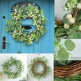 EcoVerve Spring Green Leaves Wreath Spring Decorating Farmhouse Wall ...