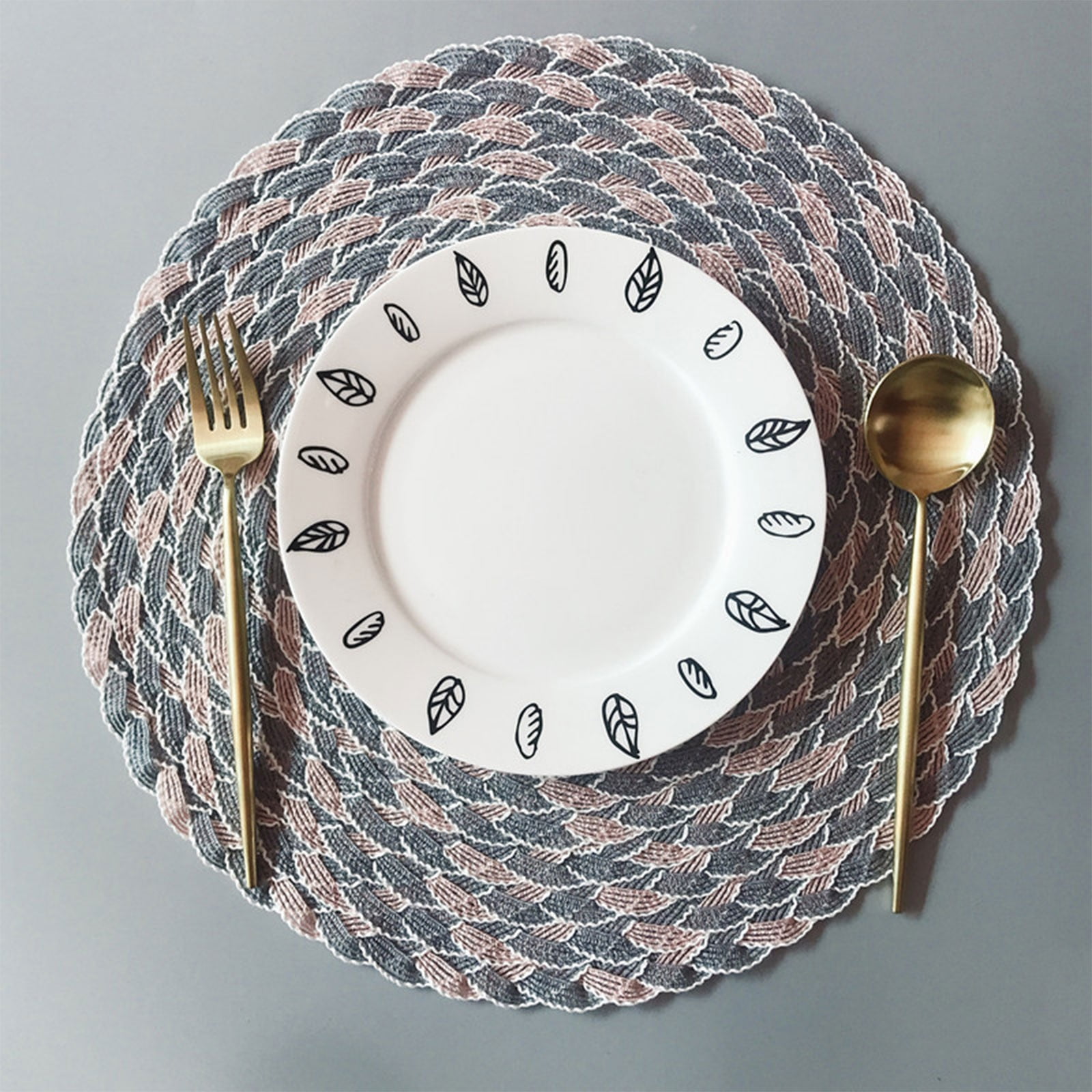 EcoVerve Table Mat Fancy Pp Material Table Mat Plate Mat Cup Mat ...