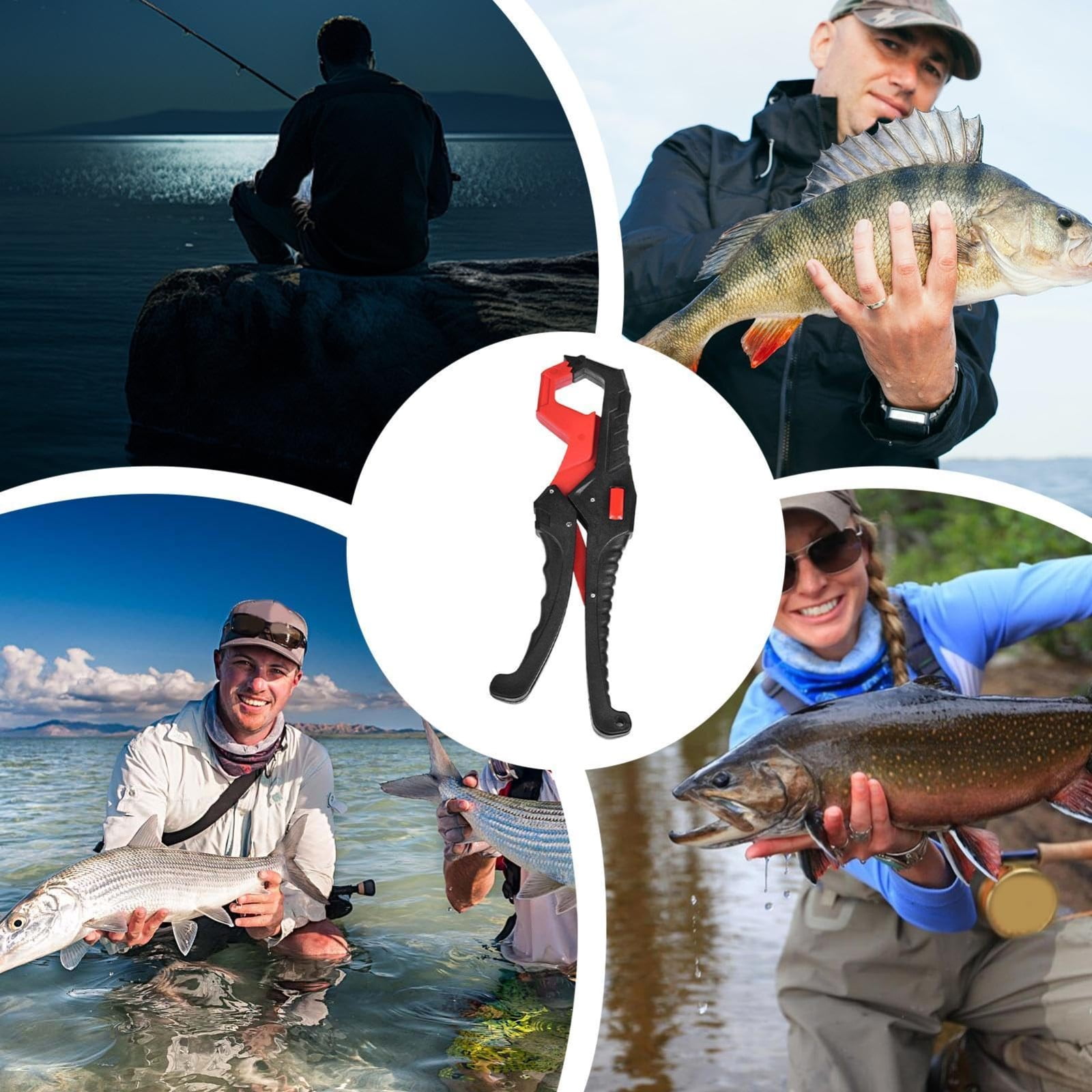 EcoVerve Universal Fishing Lip Clamp Fish Lip Clamp Holder | Fish ...