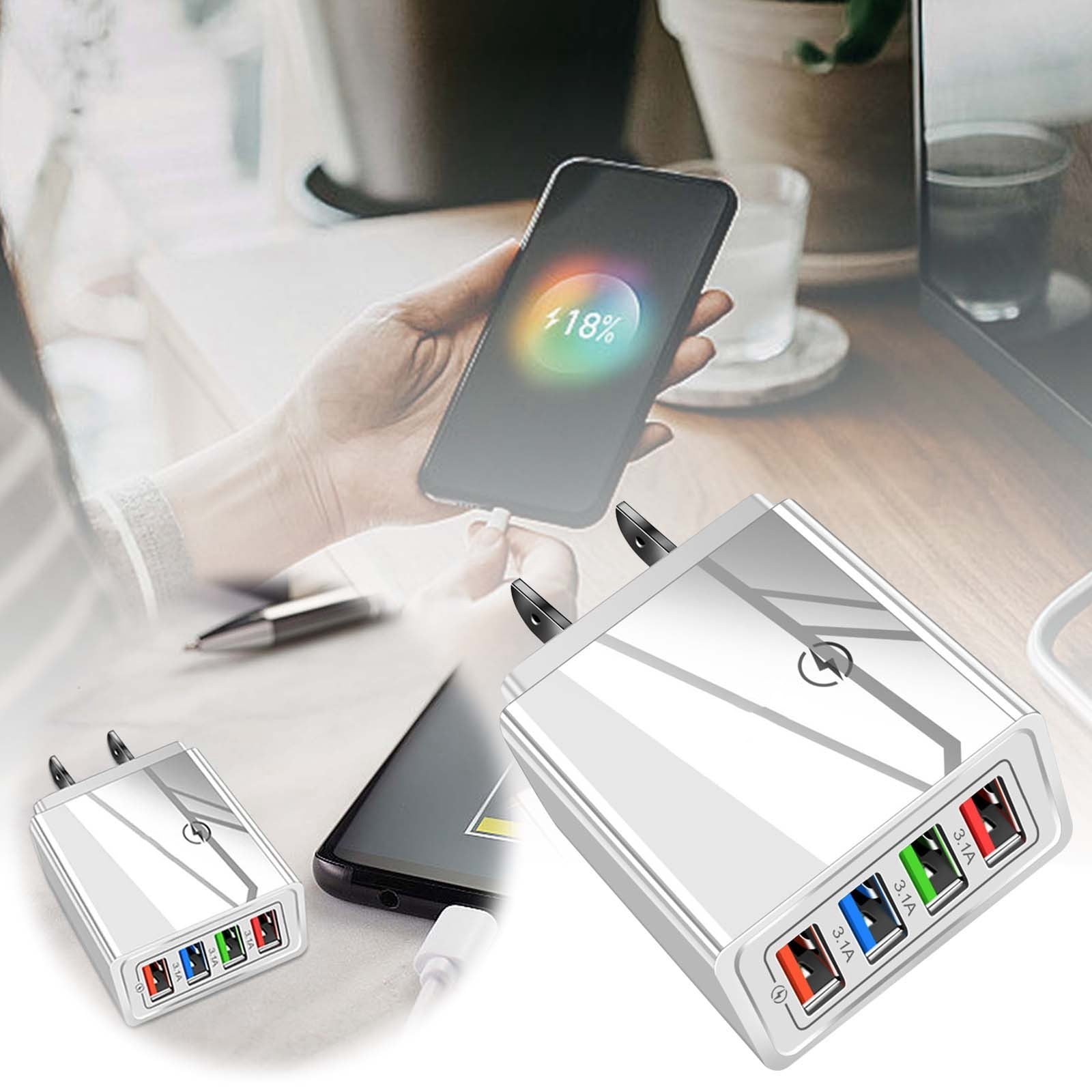 EcoVerve Wall Mounted Mobile Phone Charger Portable Fast Charger For ...