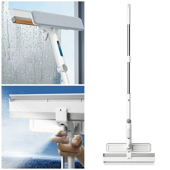 EcoVerve Window Retractable Window With Sprayer Squeegee With Extension ...