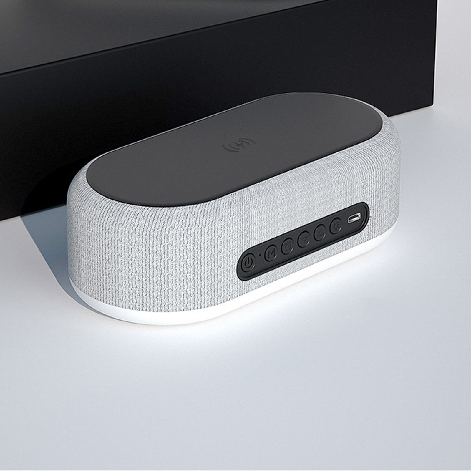 EcoVerve Wireless Charging Desk Clock With Alarm Night Light ...